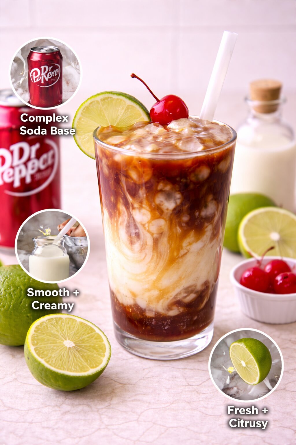 Dirty Dr. Pepper Recipe (Surprisingly Refreshing) - SipWithElla.com