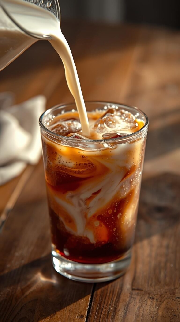 Classic Iced Coffee with Milk (No Machine)