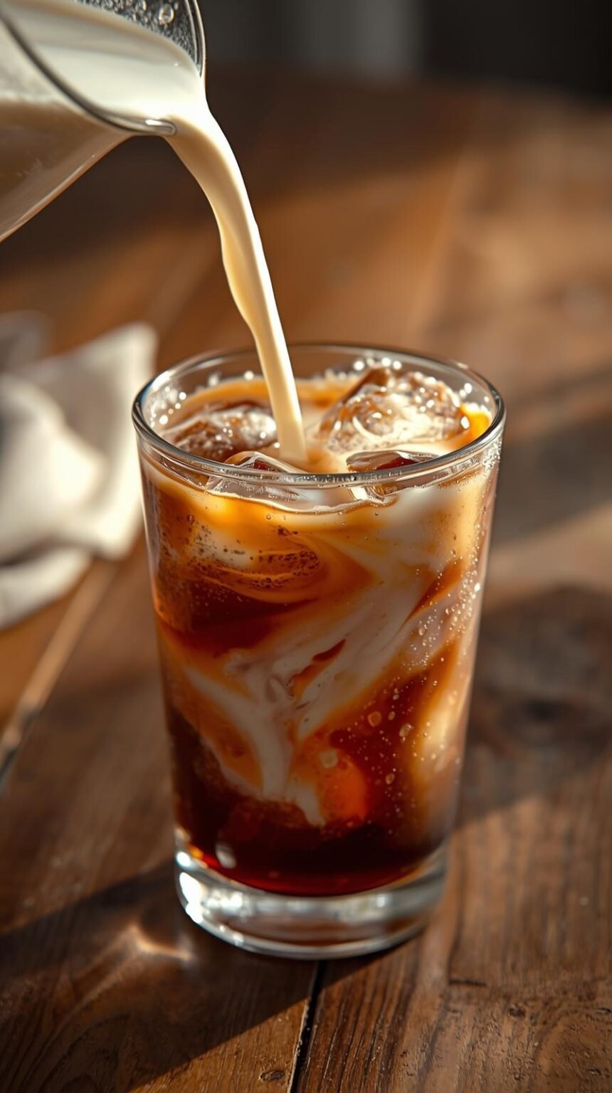 Classic Iced Coffee with Milk (No Machine)