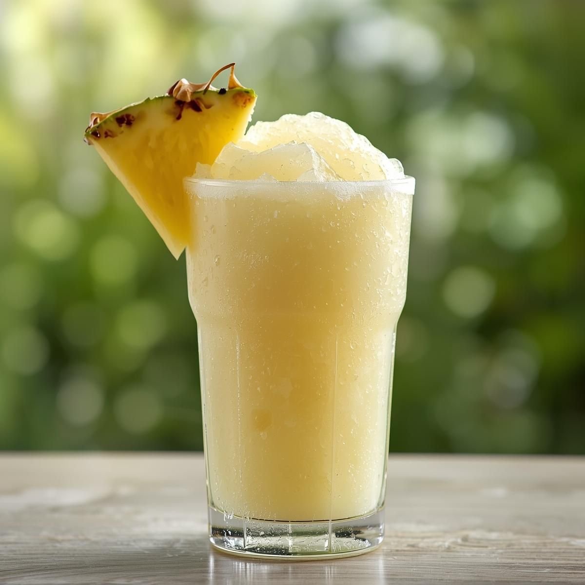 Piña Colada Slushie in the Ninja Slushie - SipWithElla.com